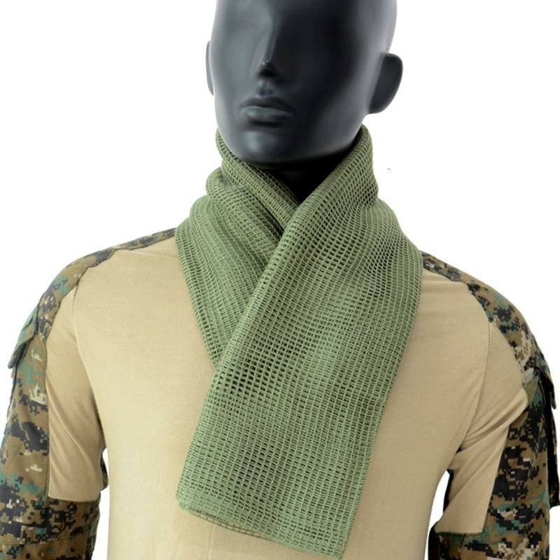 Охотничий шарф, сетка, пустыня, 190x90 см, Армейский Зеленый