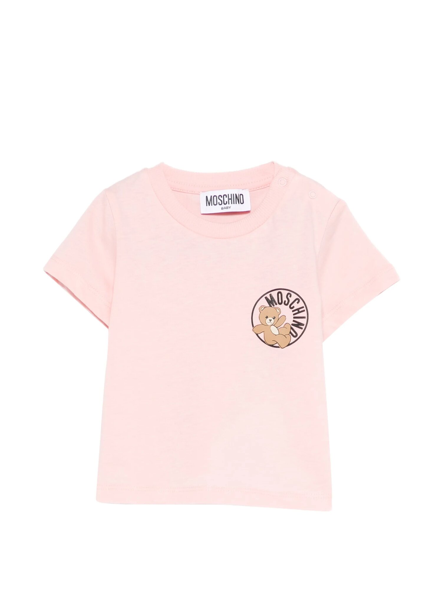 Футболка Teddy-detail logo-print T-shirt