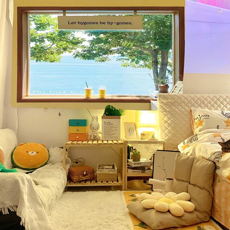 Ткань для декора окон в общежитии, ткань для изголовья кровати в спальне, фоновая ткань для комнаты, настенное