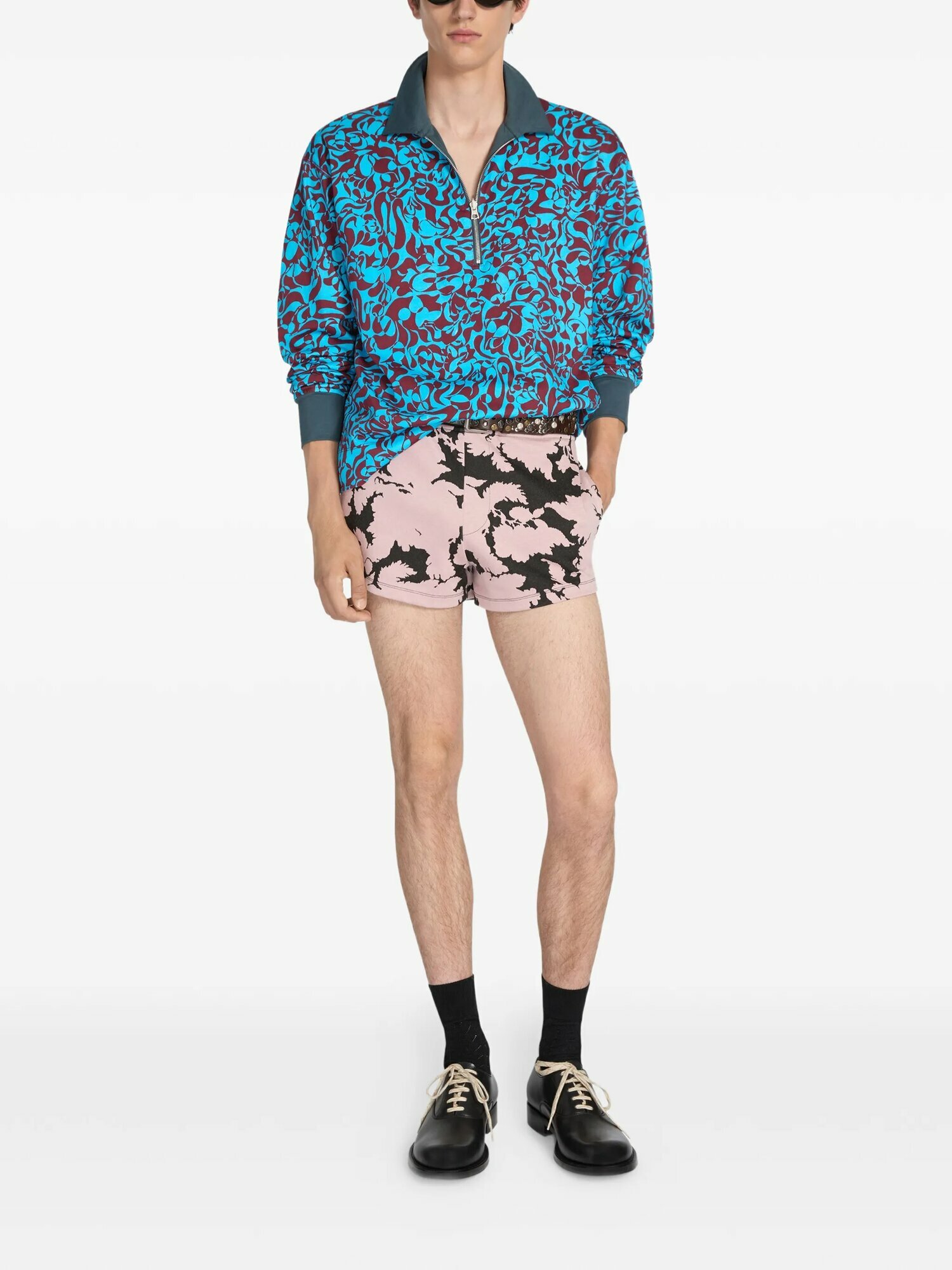 Рубашка Dries Van Noten, размер 48, blue — фото 1
