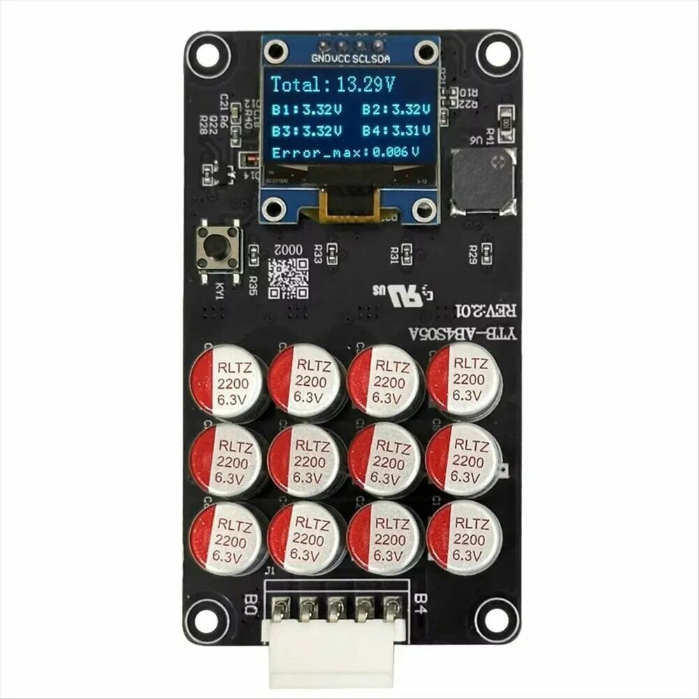 Активный Балансир Для Литиевых Аккумуляторов 5,5 А 4S 12 В Li-Ion/Lifepo4/NCA