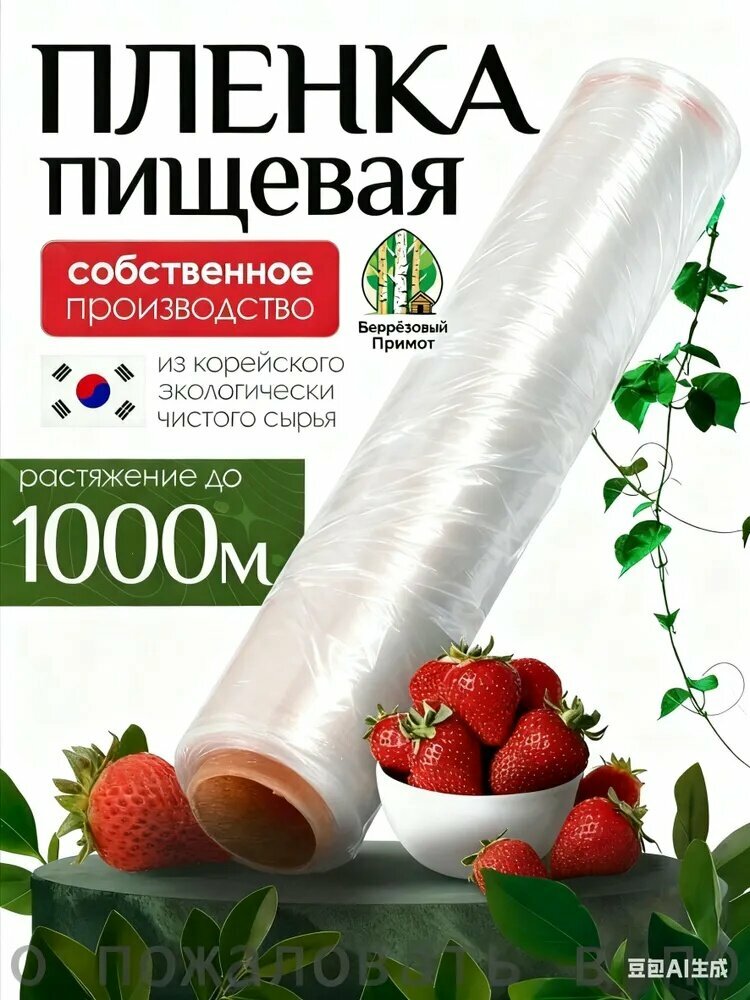 Пленка пищевая, 400м х 30 см, 11 мкм, 1 шт
