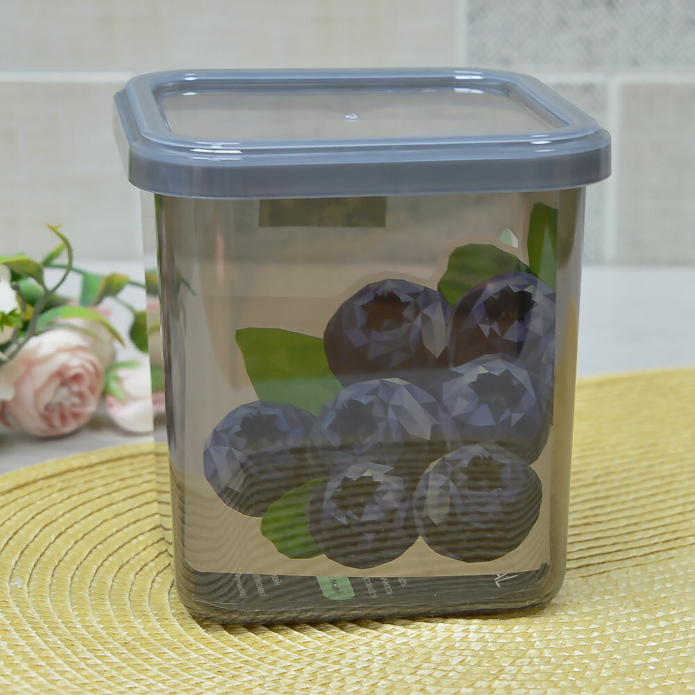 Банка для сыпучих продуктов 0.9л "Crystal"