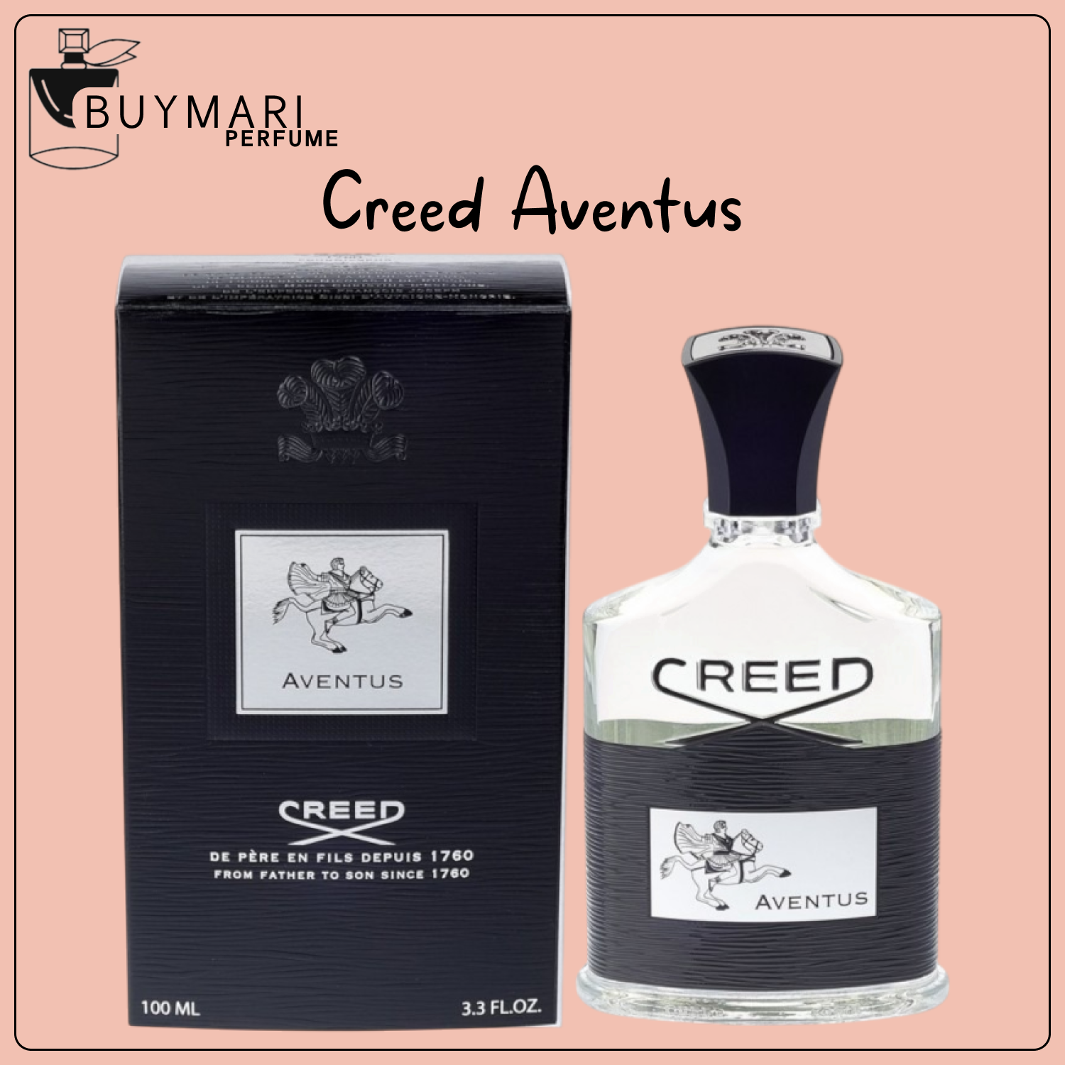 Парфюмерная вода Creed "Aventus", мужская, древесный аромат, 100мл