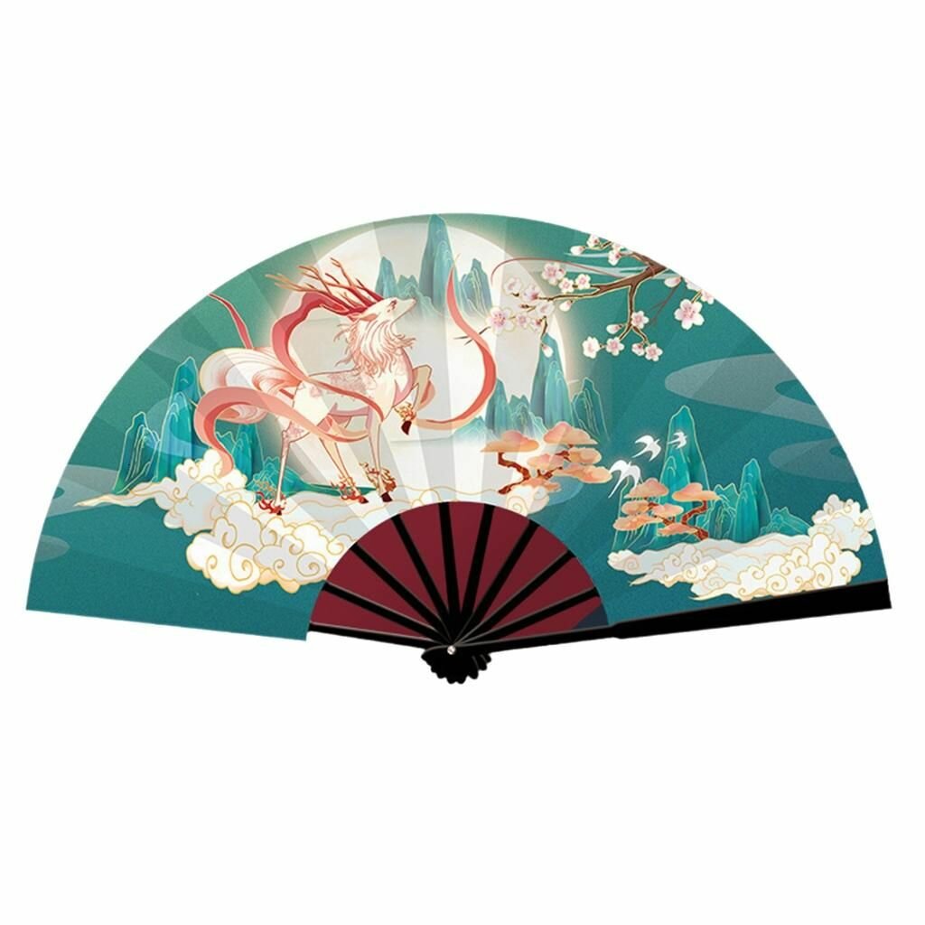 Веер для танца в стиле чонсам, - 04