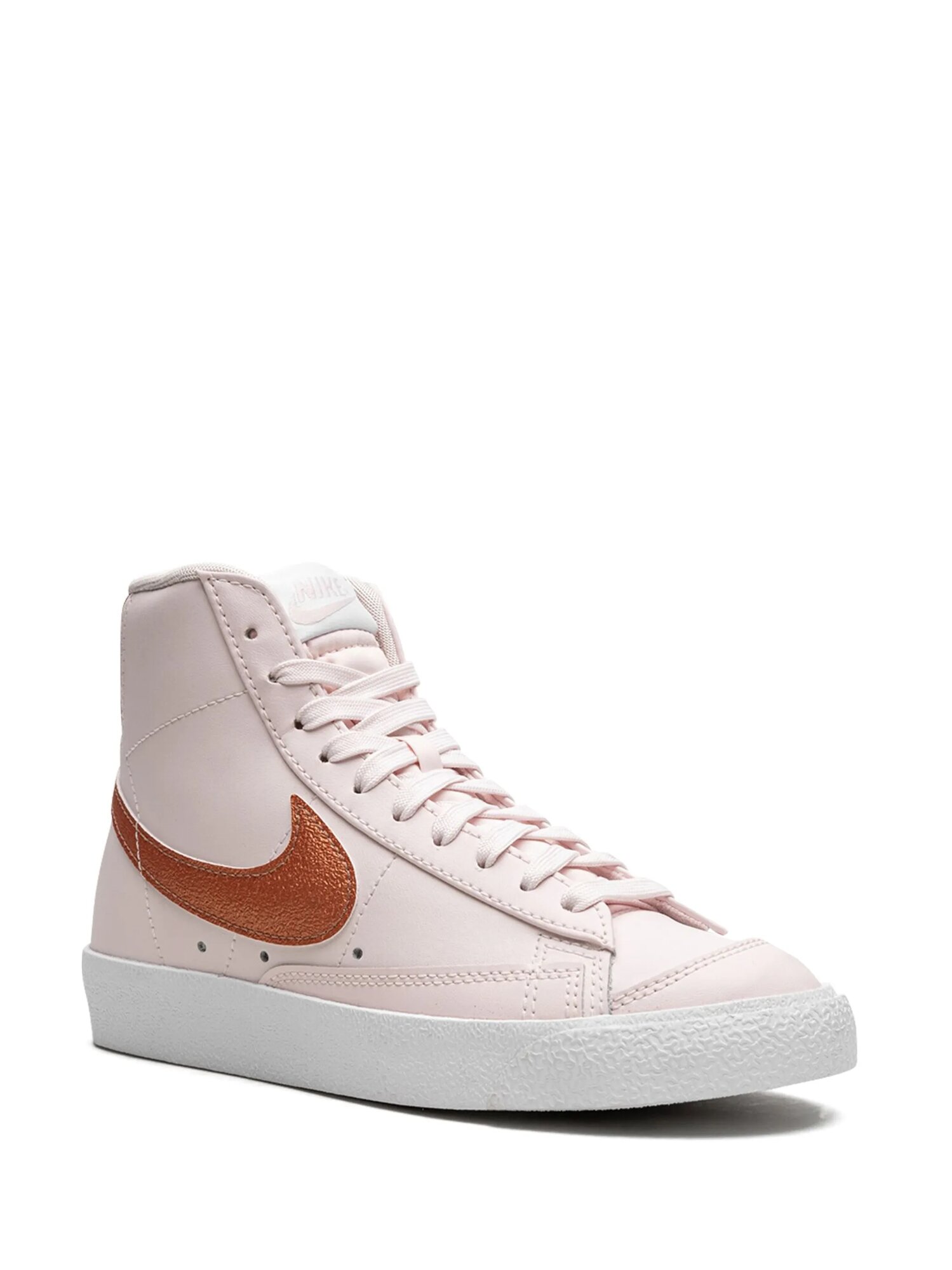 Кроссовки NIKE Blazer Mid 77 Essential, размер 9.5 US, темно-розовый — фото 1