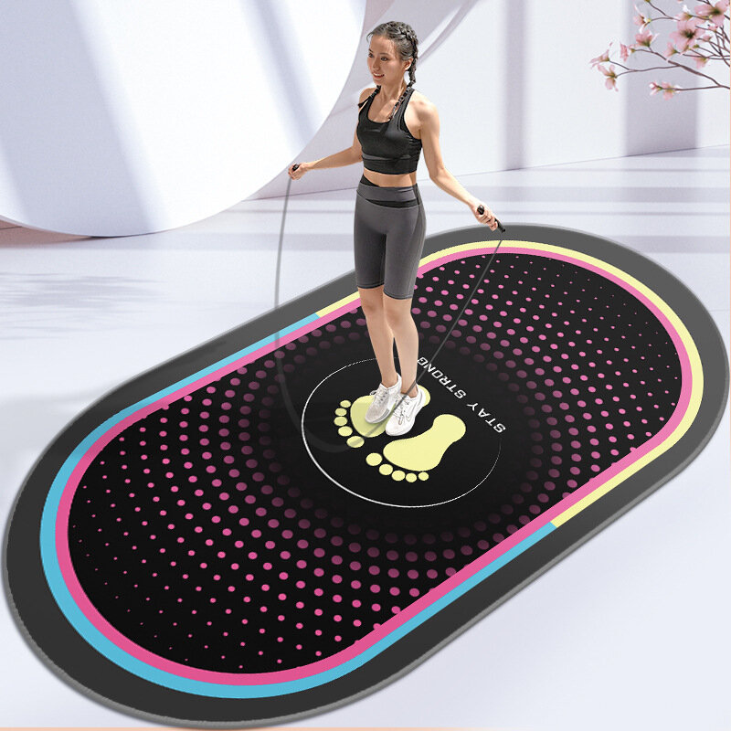 Йога-мат для домашнего использования, грязеотталкивающий, легко чистится, мат для прыжков, водопоглощающий фитнес-мат, ковер из кристального бархата, однослойный, дропшиппинг