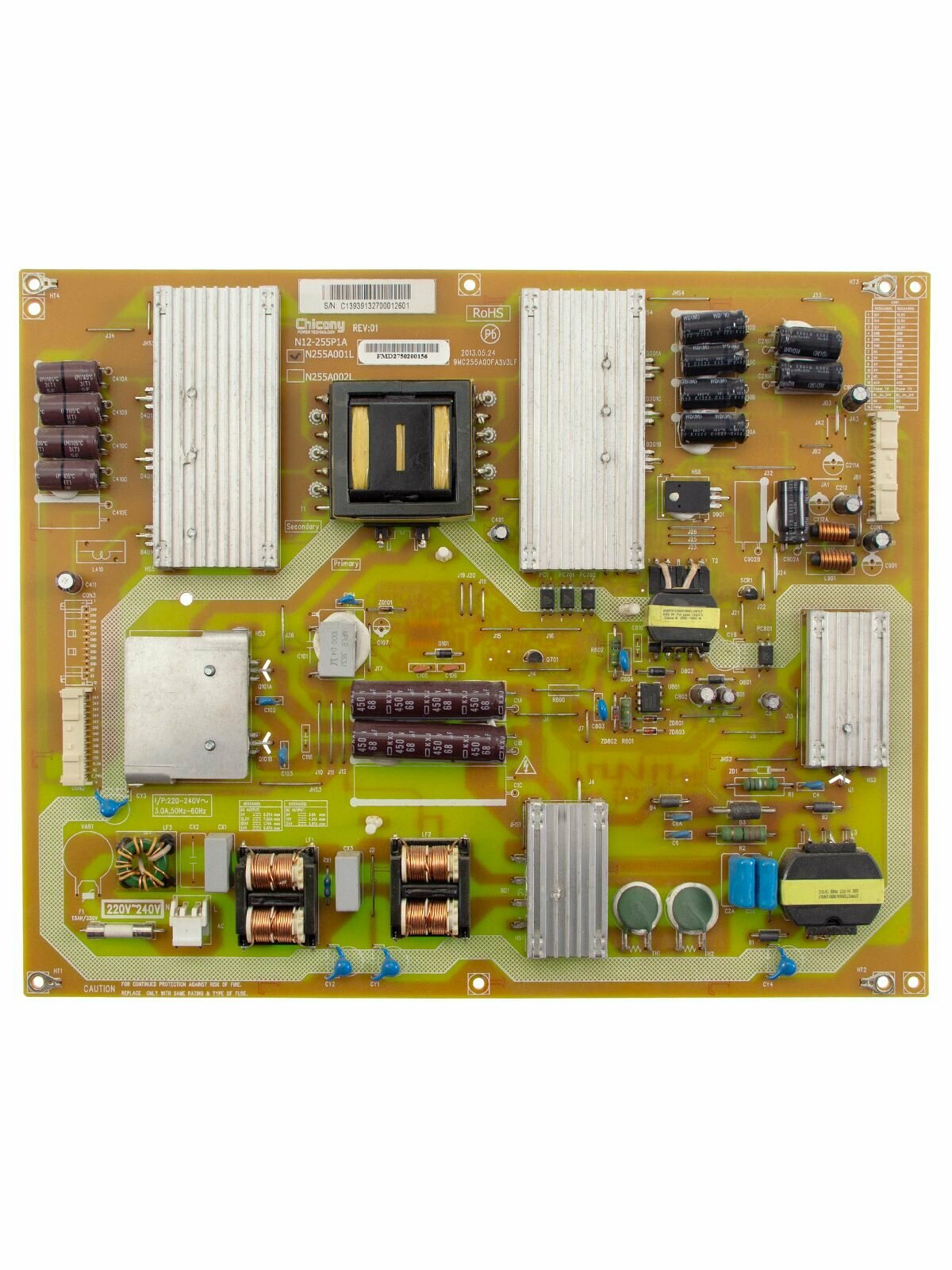 N12-255P1A N255A001L блок питания для телевизора Toshiba 50L7363