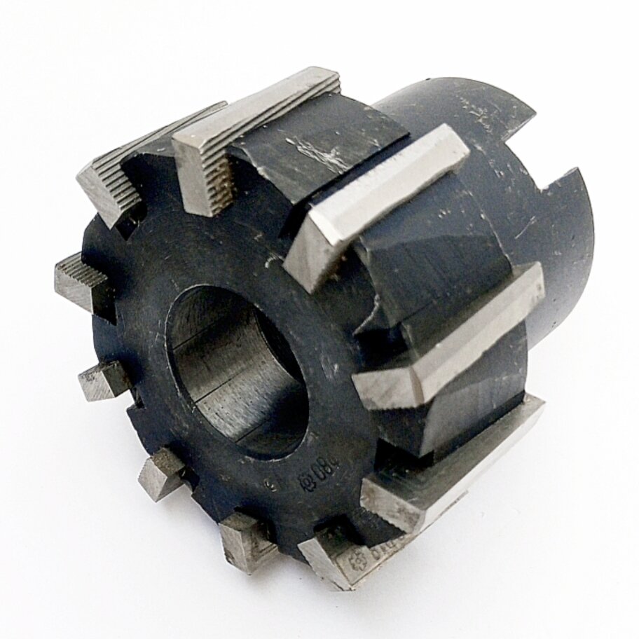 Развертка насадная со вставными ножами d80 №2 Р18 (L-70мм, l-31мм, d1-32мм, z-10, ф-45°)