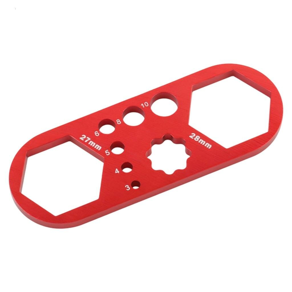 Вилка для велосипеда тонкая анодированная, красный - Модель C