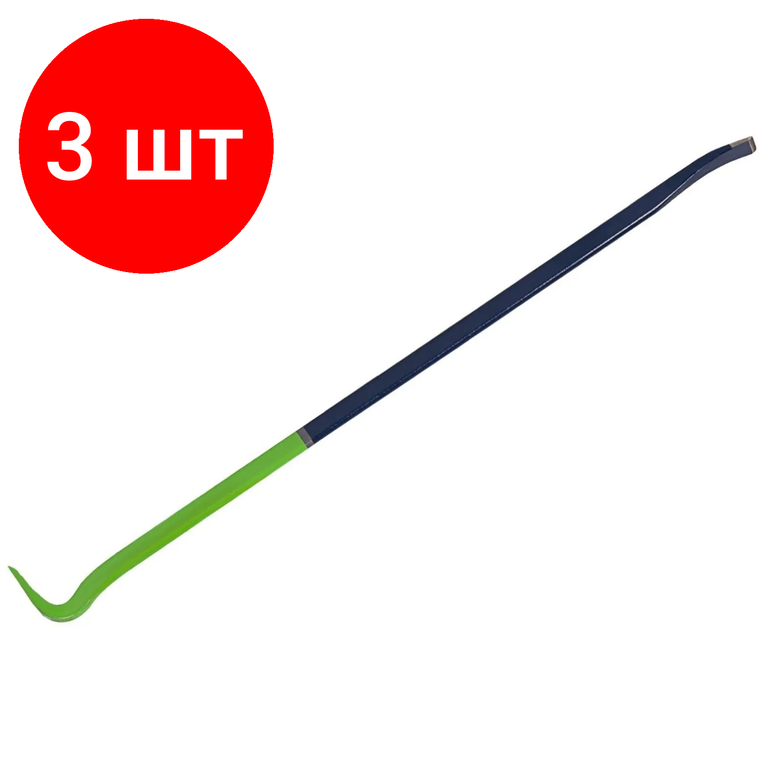 Комплект 3 штук, Лом-гвоздодер 900X25X12мм Сибртех 25245