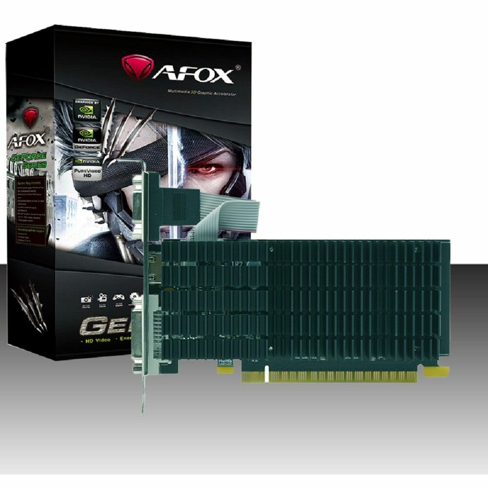 Видеокарта Afox GT710 2GB DDR3 64bit DVI HDMI VGA AF710-2048D3L5 RTL