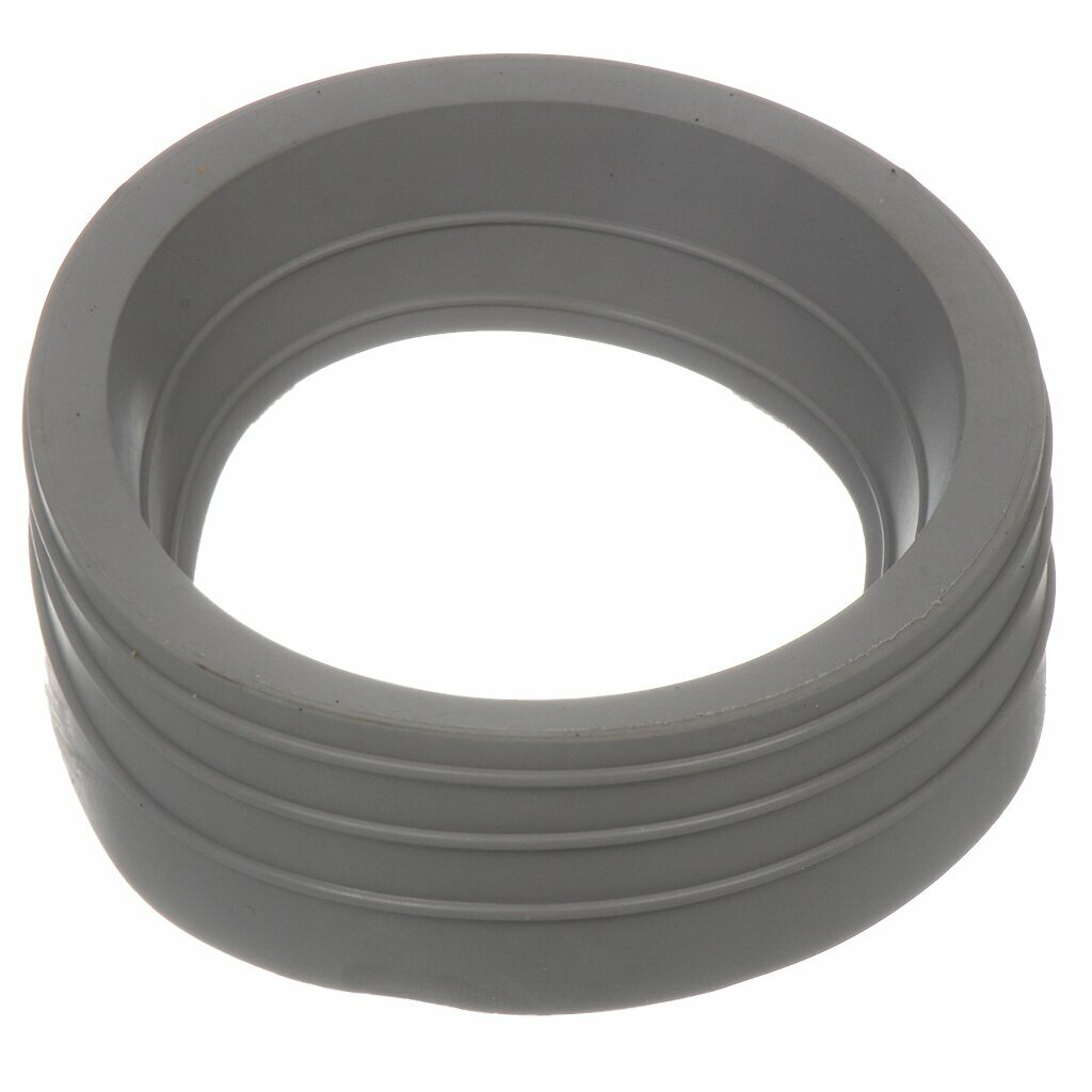 Манжета переходная 110х90 мм СантехКреп ТЭП серая для канализации и сантехники, уплотнительное кольцо 40.05.16