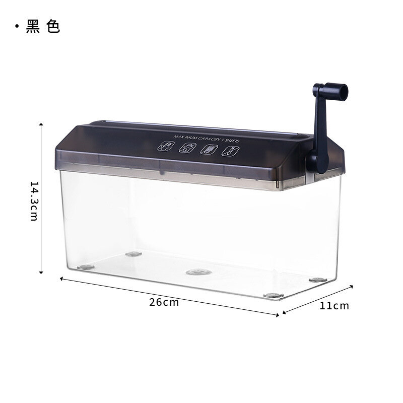 Ручной шредер для бумаги, мини-офисный, домашний, ручной инструмент для измельчения бумаги, ручной шредер для карточек