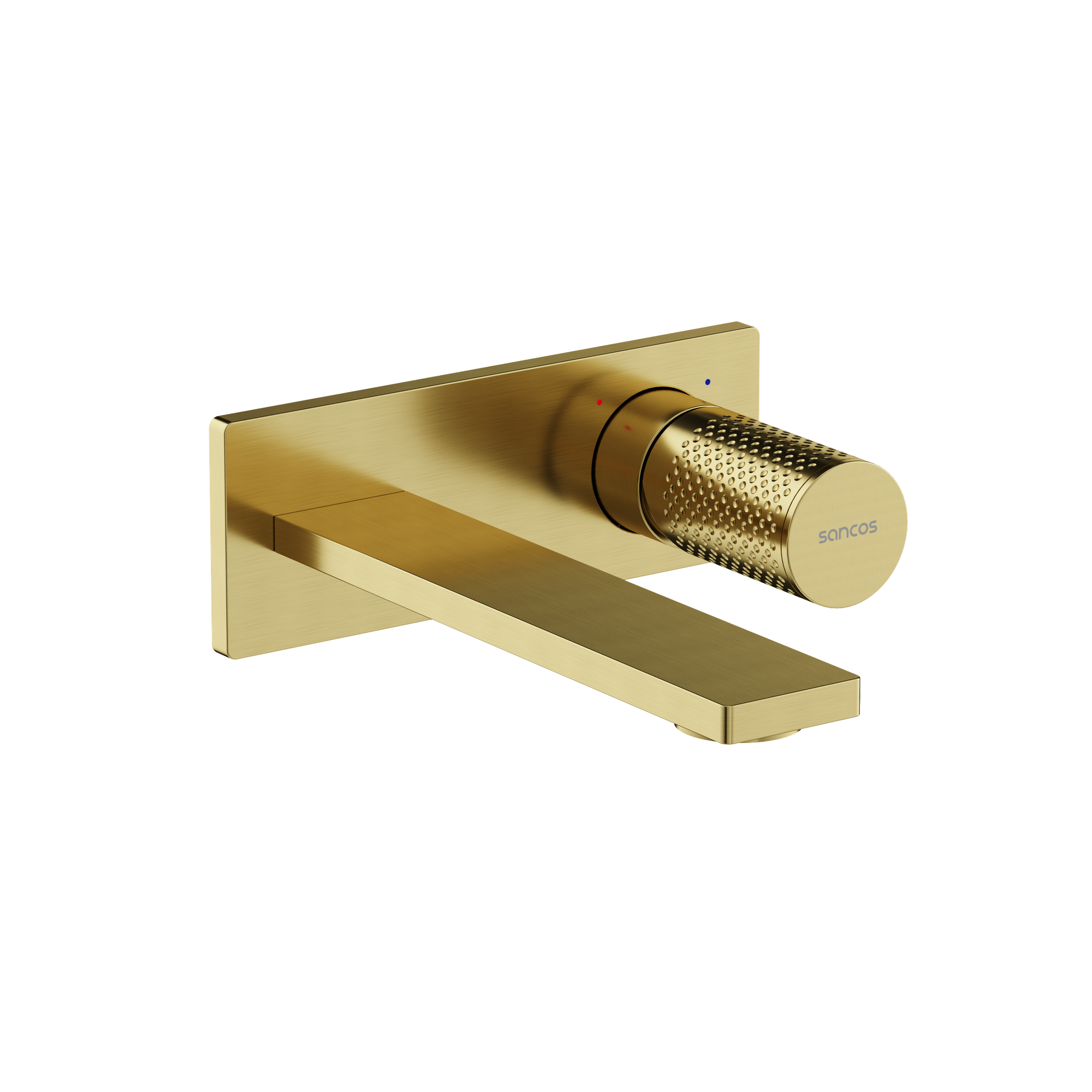 Смеситель для раковины SANCOS Nexus с внутренней частью, брашированное золото, PVD покрытие, арт. SC9013BG