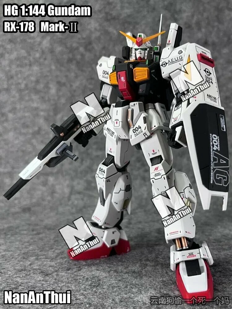 Сборная Игрушечная фигурка модель HG 1:144 RX-178 Gundam Mark-2, Высококачественная модель, Поставляется с бесплатными наклейками