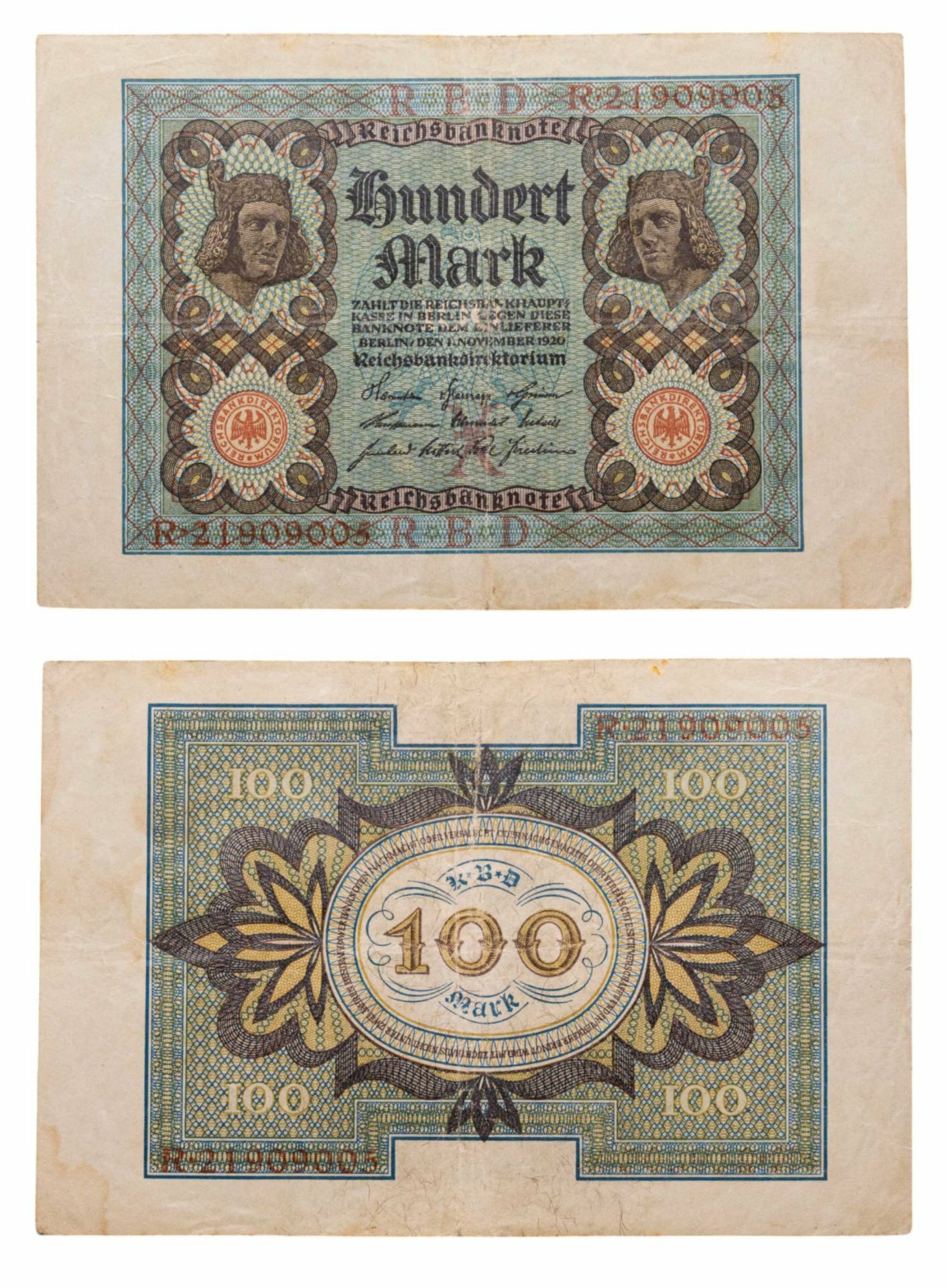 Германия 100 марок 1920