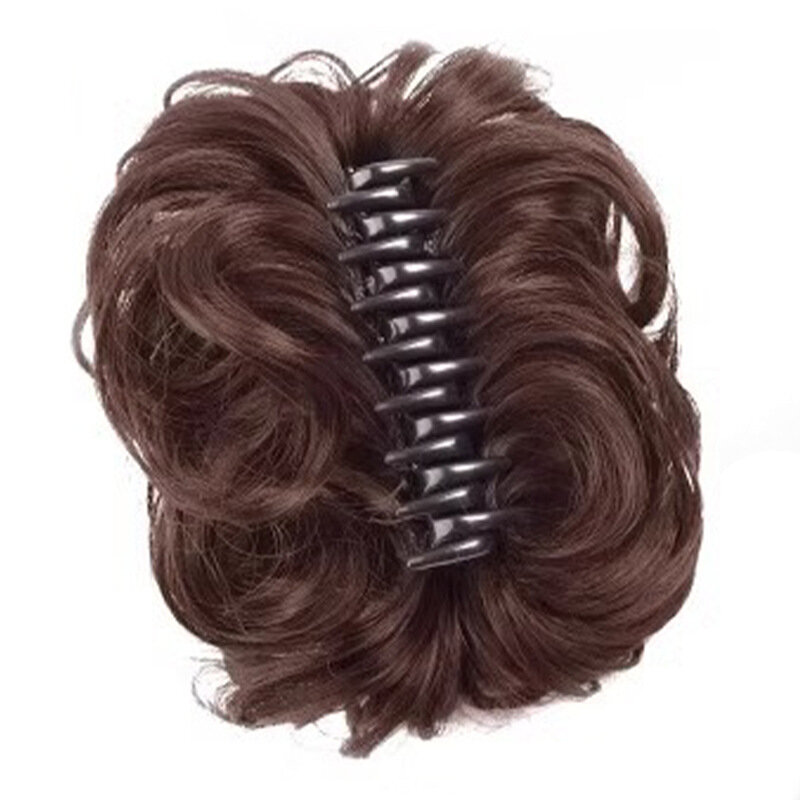 Европейский и американский стиль ободка для волос для женщин, модный ленивый ободок, стиль зажима, прическа в виде пучка для женщин, натуральный пушистый длинный парик