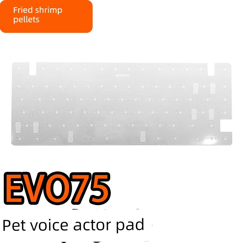 Механическая клавиатура TickType EVO75, комплект звукоизоляции включает в себя звукоизоляционную прокладку Rogers PORON