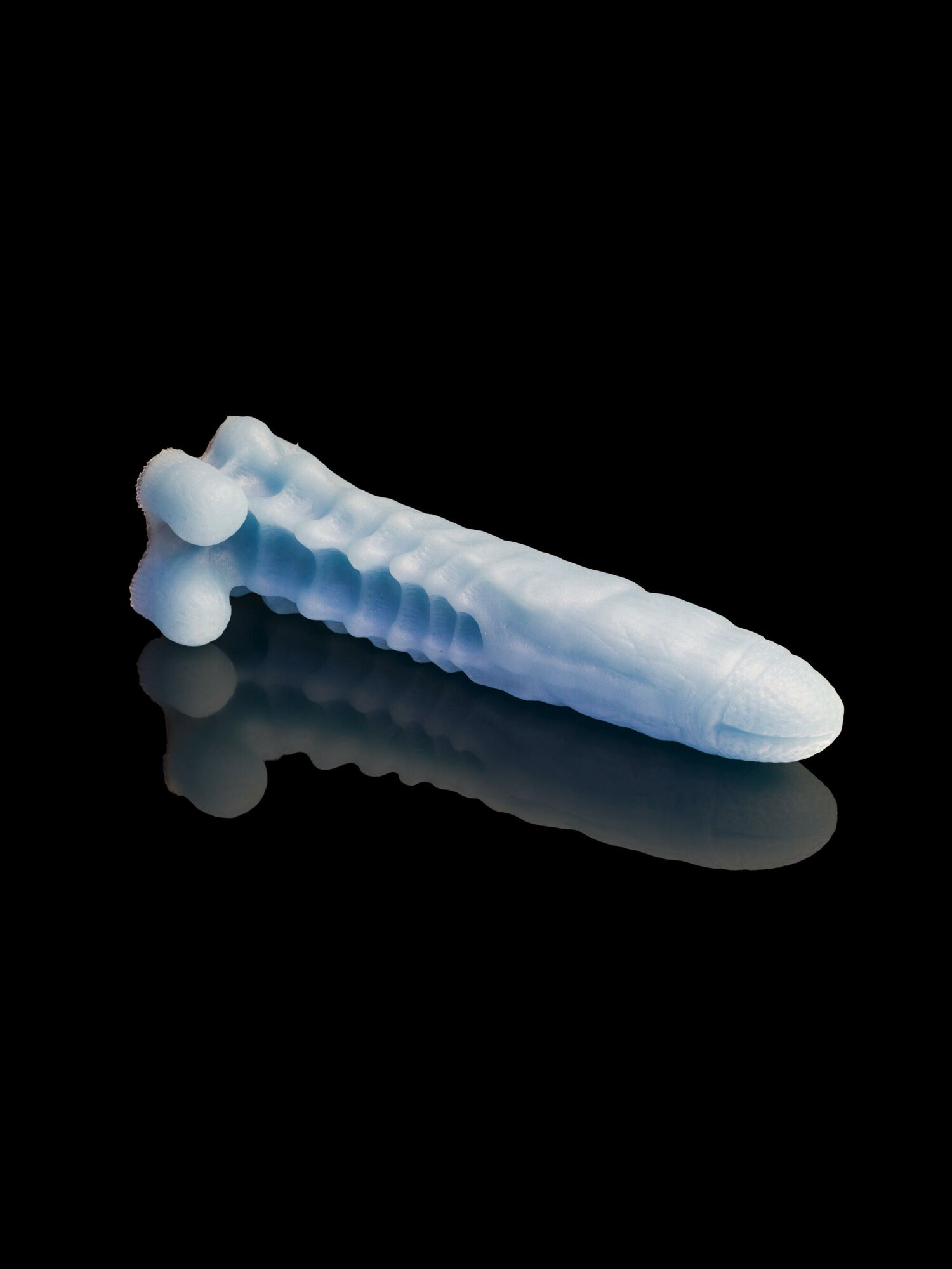 EraSexa. Голубой Гигант Фаллоимитатор Аватар -30 см. Эякуляция. Материал: MEDIUM VELVET TOUCH. F229.