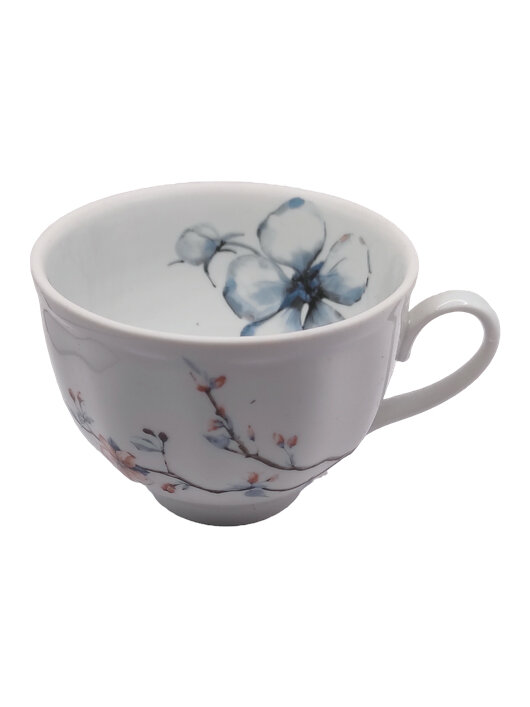 Чашка фарфоровая без блюдца 275 мл. ф. Гранатовый "Мгновения весны" Дулево