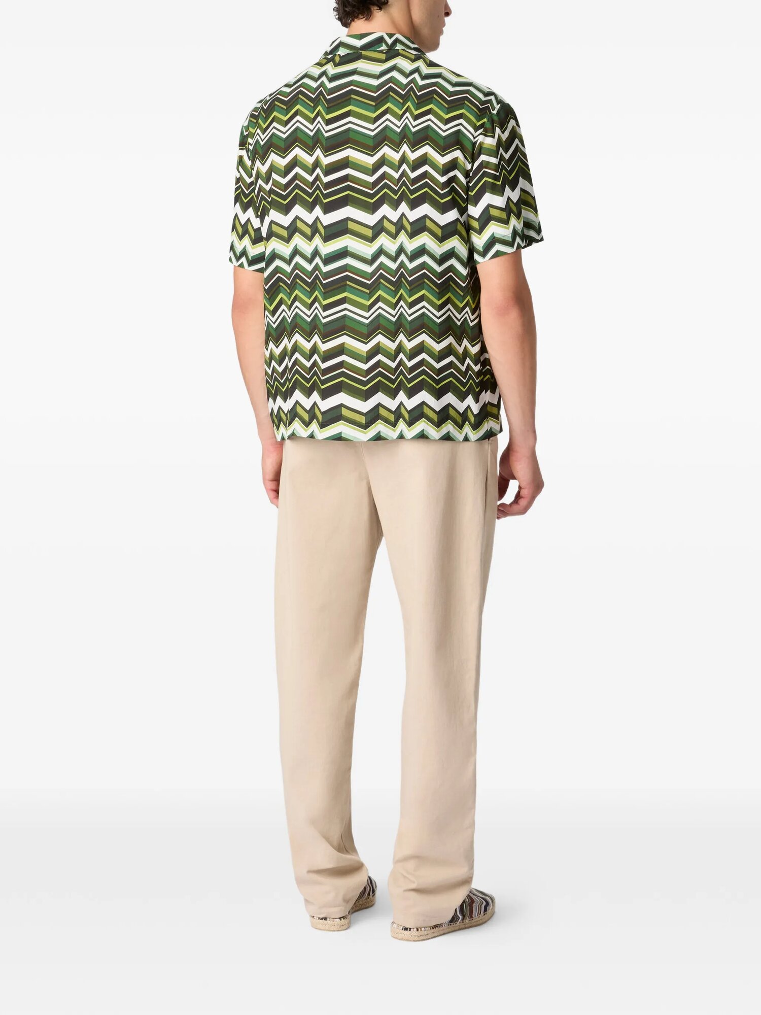 Рубашка Missoni Zigzag shirt, размер L, green — фото 1