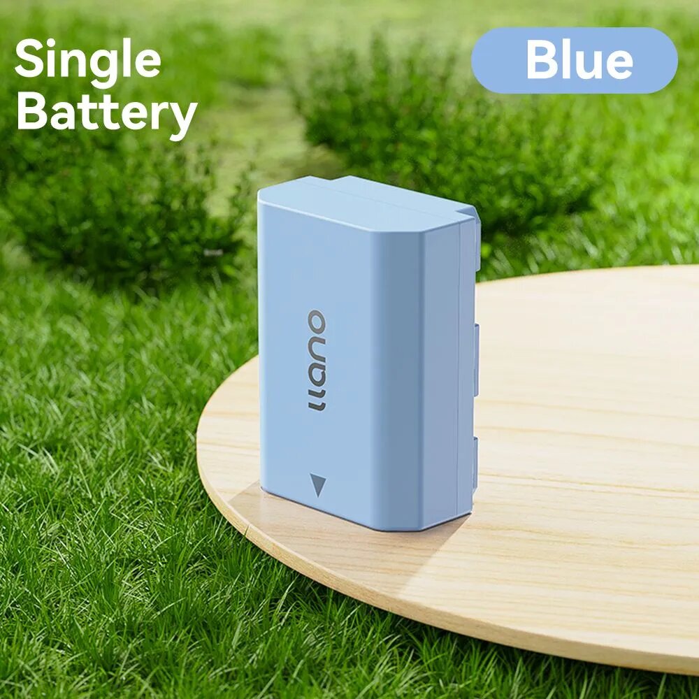 Llano Аккумулятор NP-FZ100 2320mAh для видеокамер SONY Совместим с a7m3/a7r3/a7s3/a7r4/a7c/a6600 Высокая емкость синий (только 1 батарея)