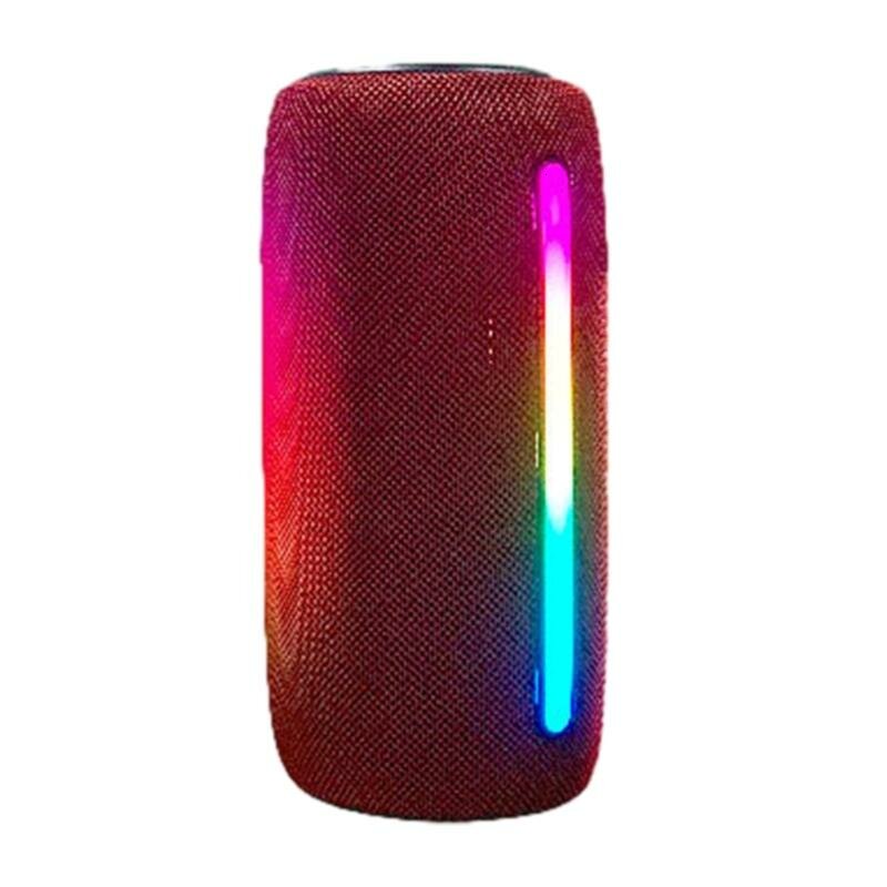 Беспроводная колонка с тканевой отделкой, красный