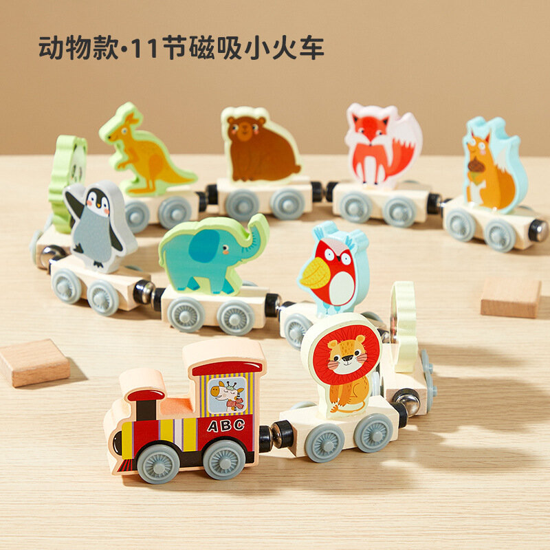 Игрушки для детей Магнитный поезд с цифрами Обучающие магнитные строительные блоки для девочек от 1 до 3 до 6 лет для мальчиков