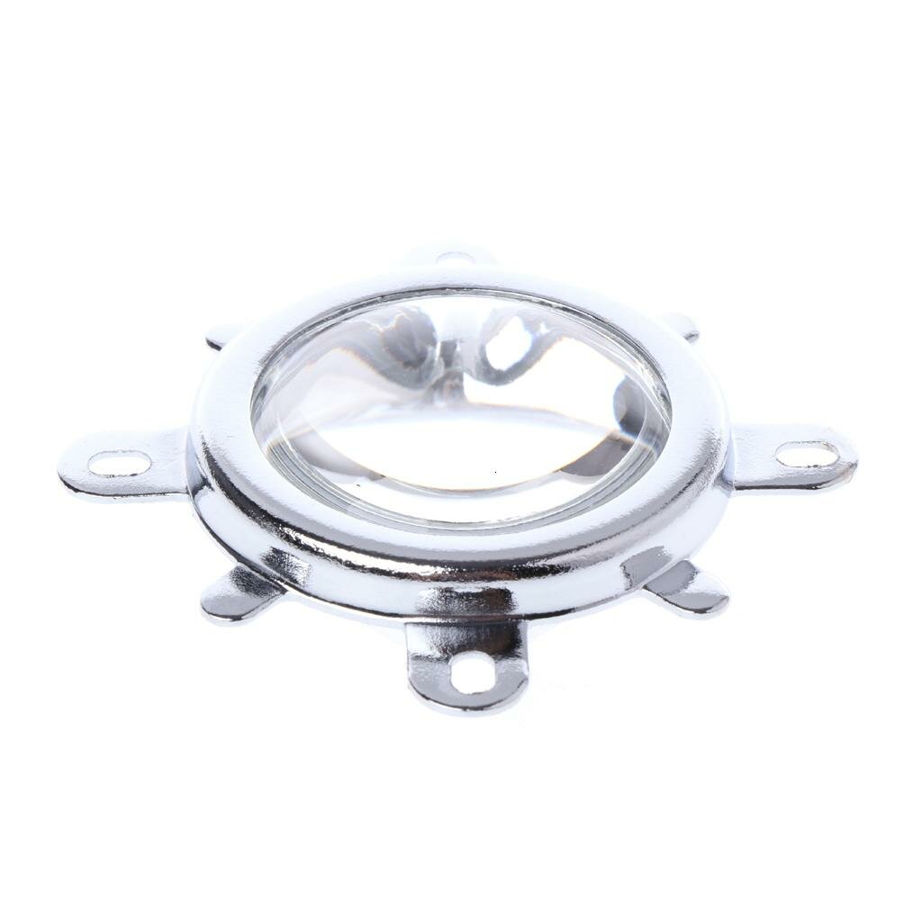 Стеклянная линза 44 мм с отражателем 50 мм для COB-светодиода, 120 градусов