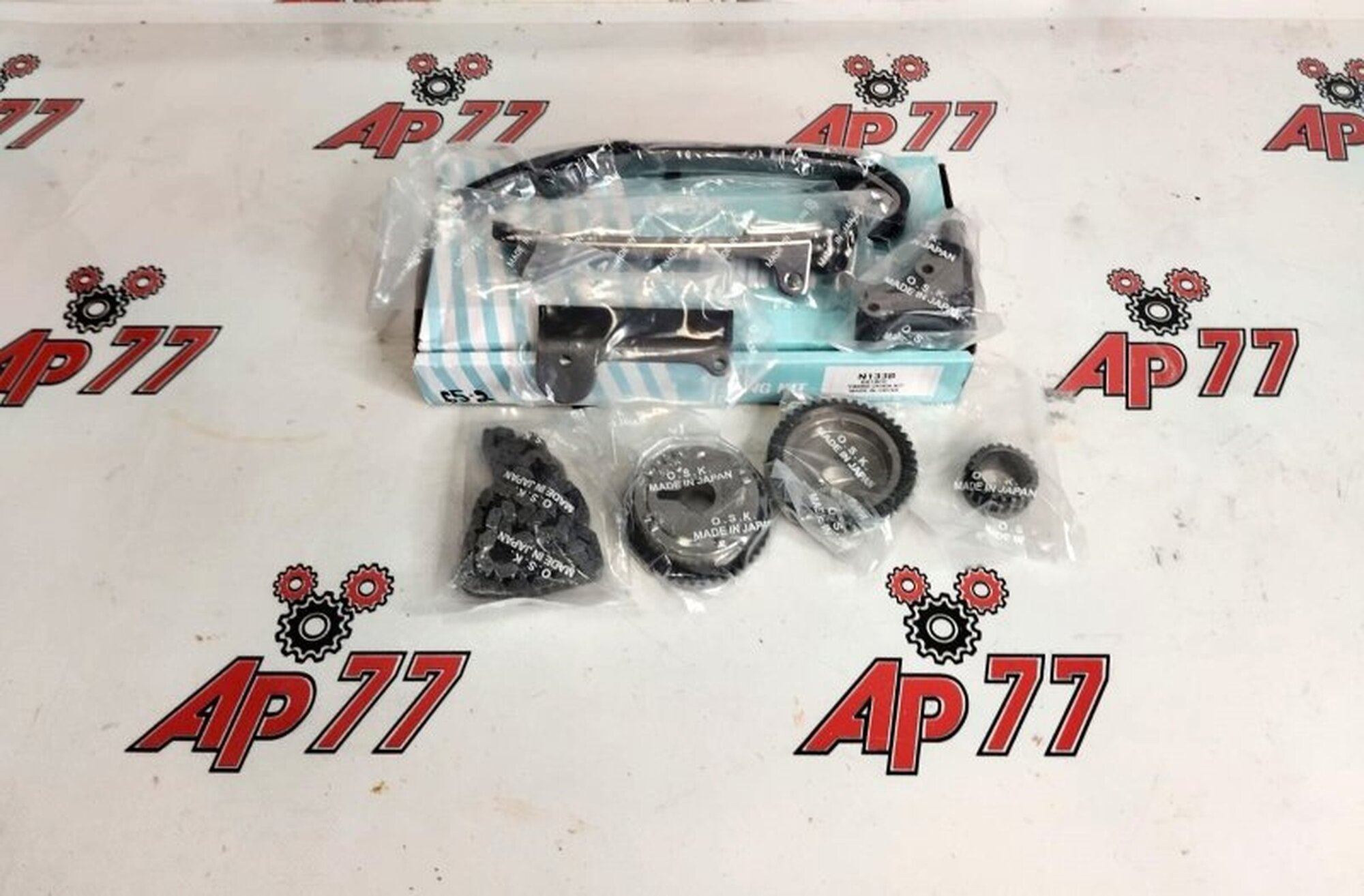 Набор цепи ГРМ Nissan, QG18, O.S.K, N132B, для автомобиля, 1 шт.