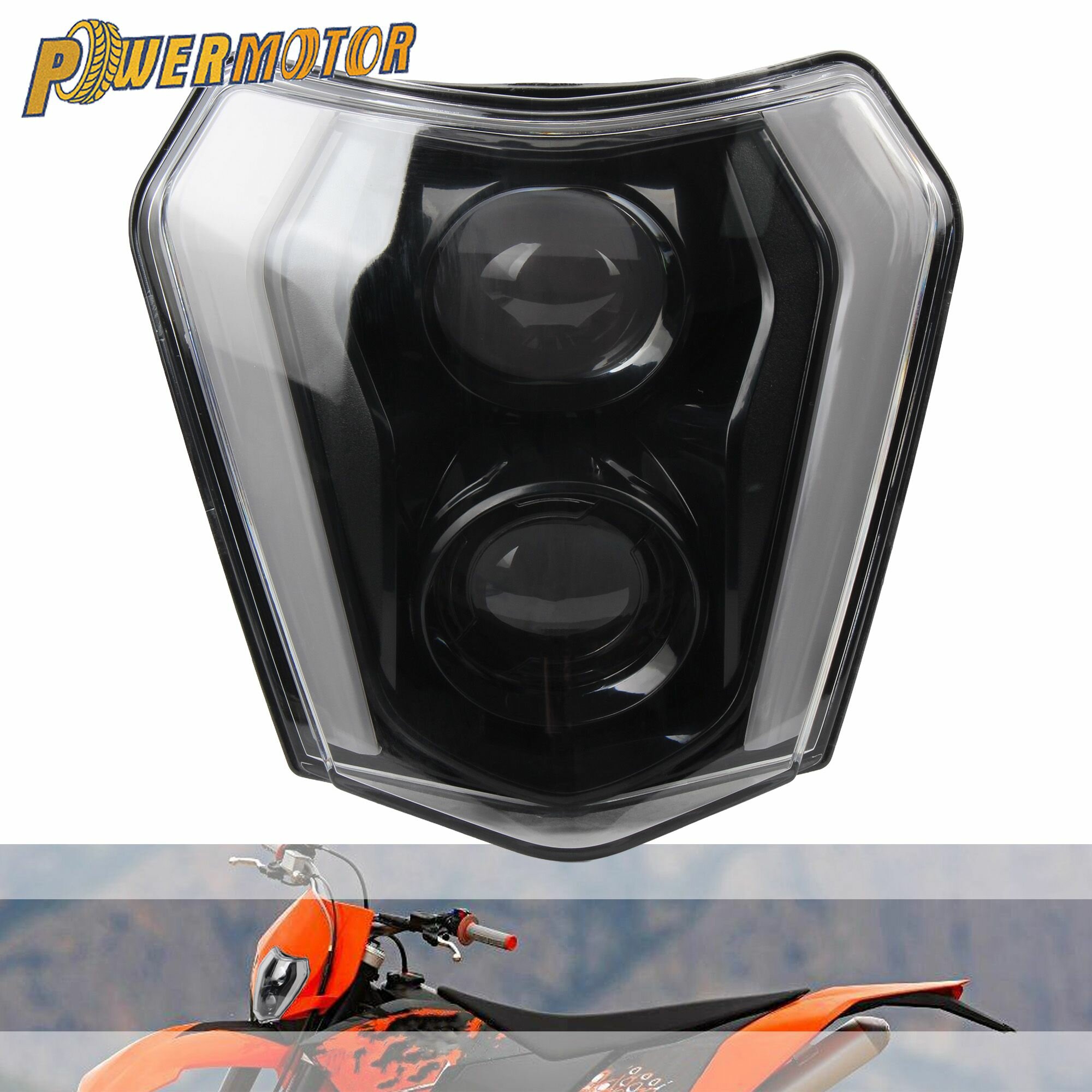 Новые светодиодные фары для внедорожных мотоциклов For KAYO KTM EXC EXCF SX SXF XC XCF XCW XCFW 125-530