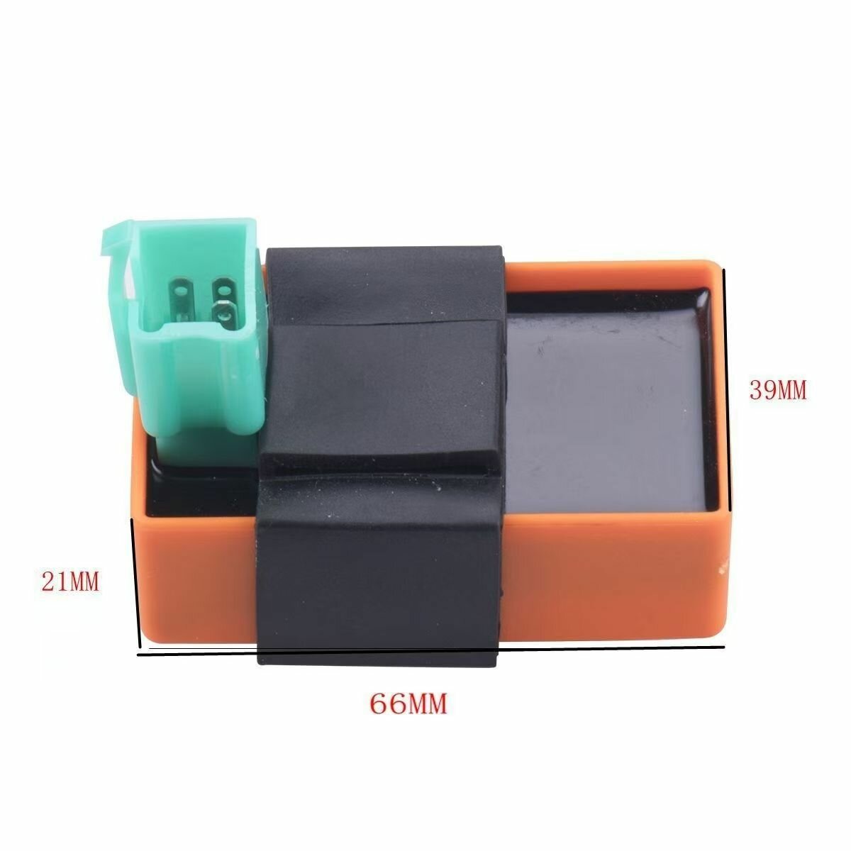 Коммутатор мопед Альфа, Питбайк (CDI) / 5 контактный / оранжевый