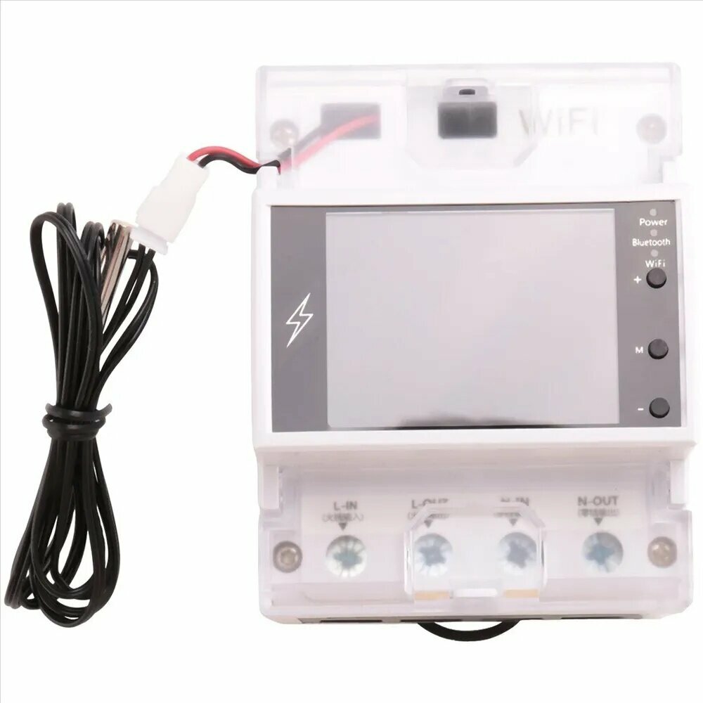 AT4PTW WIFI Tuya Din Rail Цифровой термостат Инкубатор Регулятор температуры с таймером AC220V 100A для обогрева