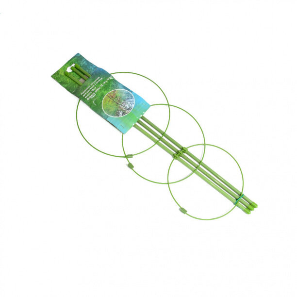 Поддержка для растений кольцевая 3 кольца высота 60 см