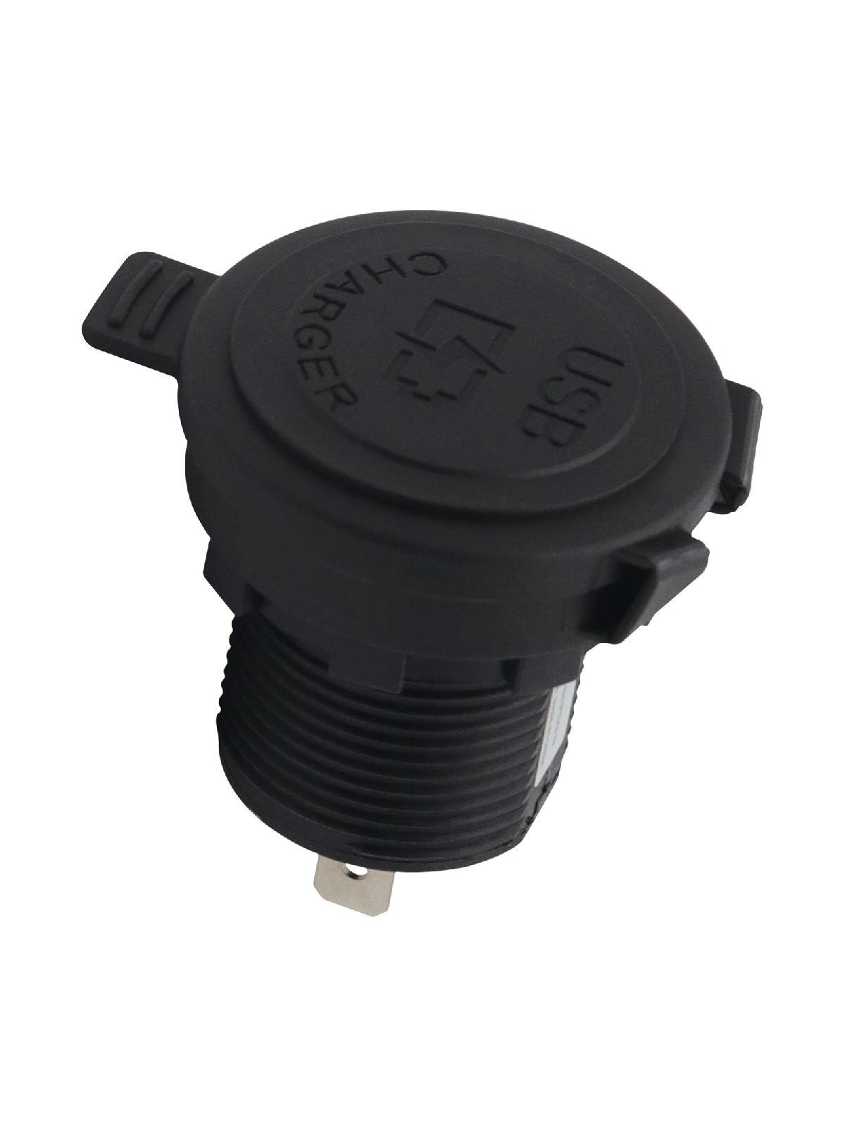 Гнездо адаптера для зарядки 12-24 В Гнездо для зарядки автомобильного телефона USB-розетка