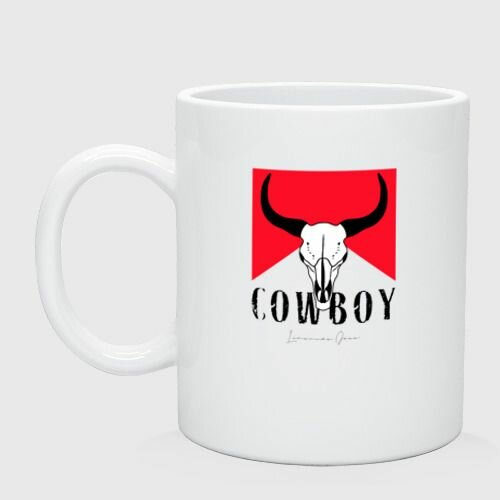 Череп буйвола: cowboy Кружка