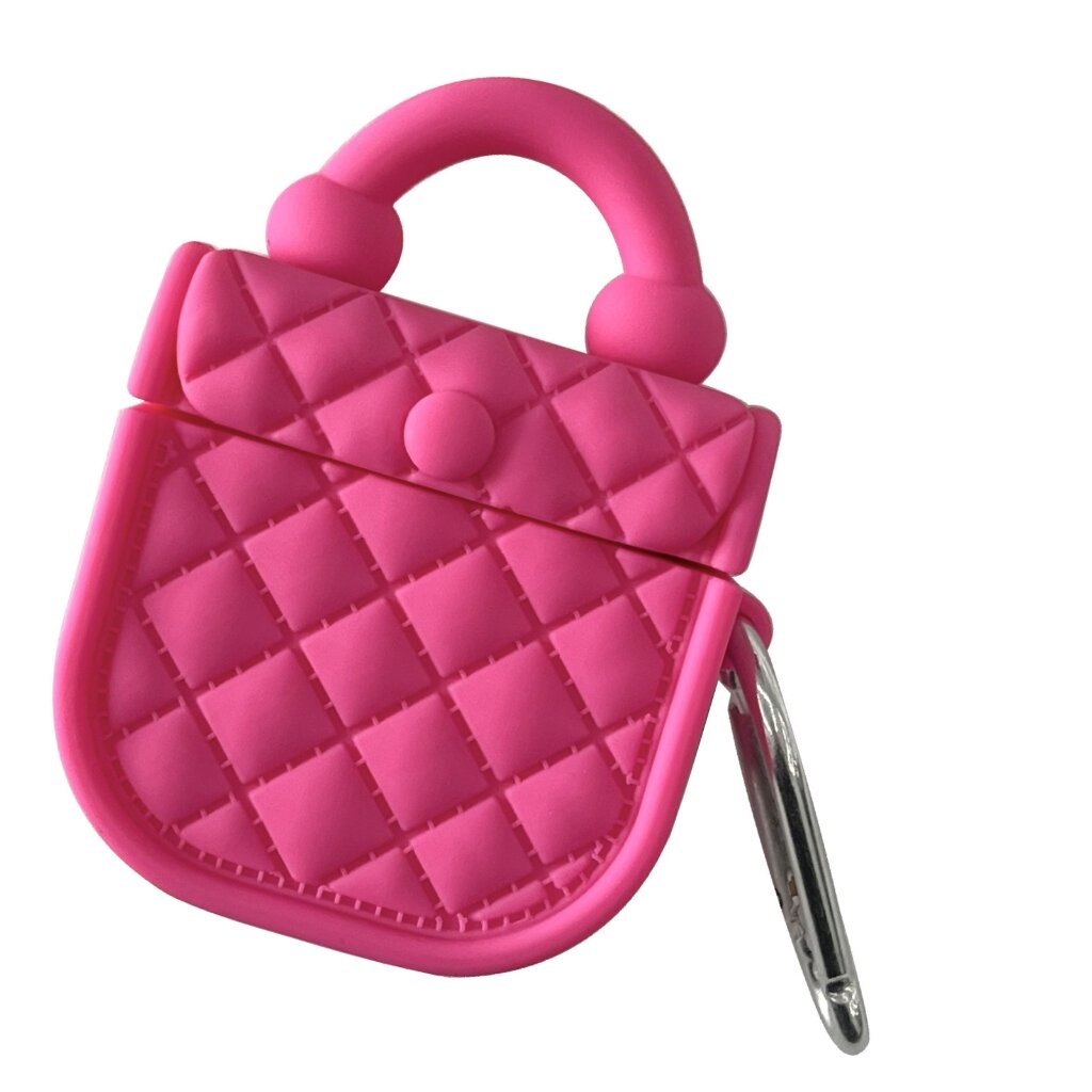 Милая розовая сумочка в стиле Барби, чехол для беспроводных наушников Apple AirPods Pro1 и Pro2.