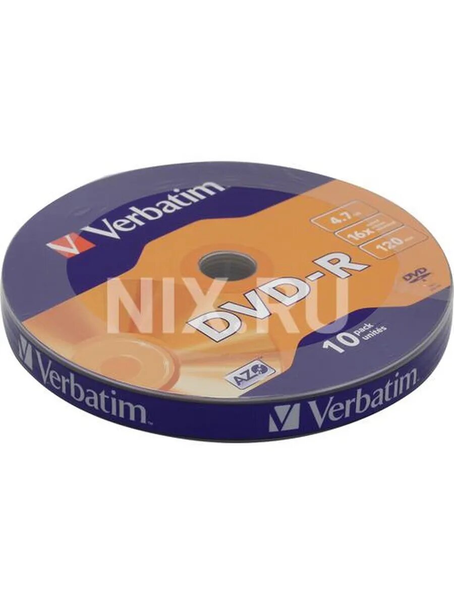 Диски DVD-R 43729 4.7Gb 16-х, 10шт. Shrink