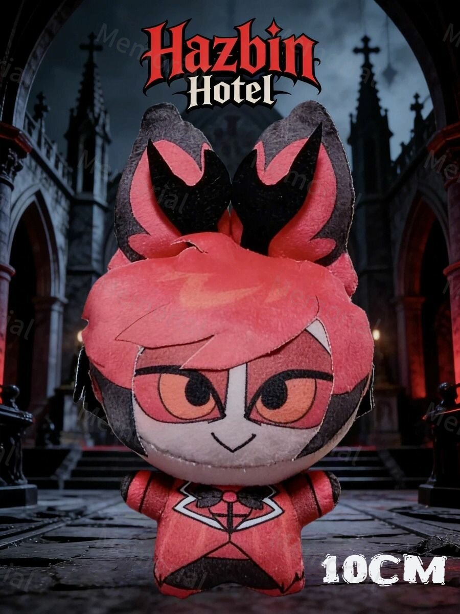 Мини-версия мягкой игрушки Вокс из Отеля Хазбин / Hazbin Hotel Vox
