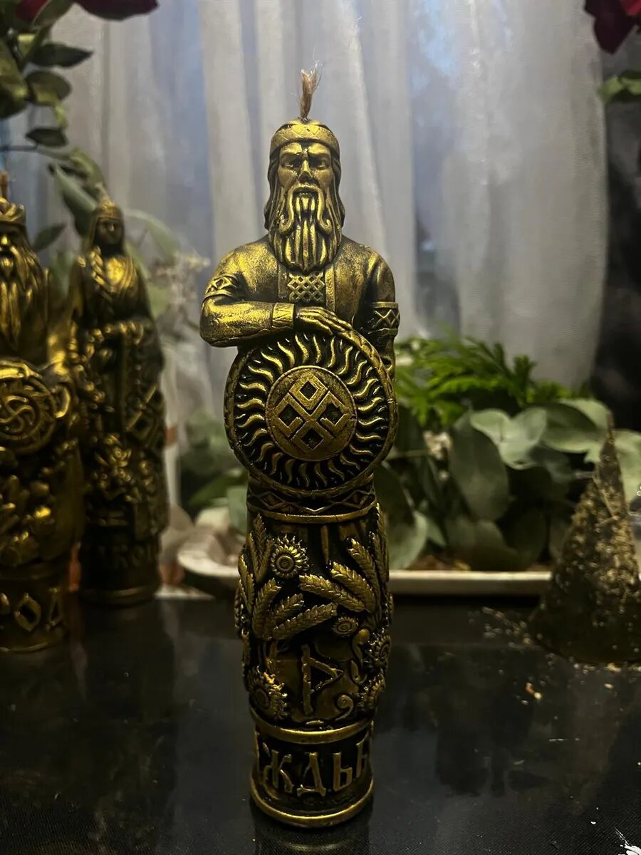 Свеча Даждьбог Статуэтка алтарная