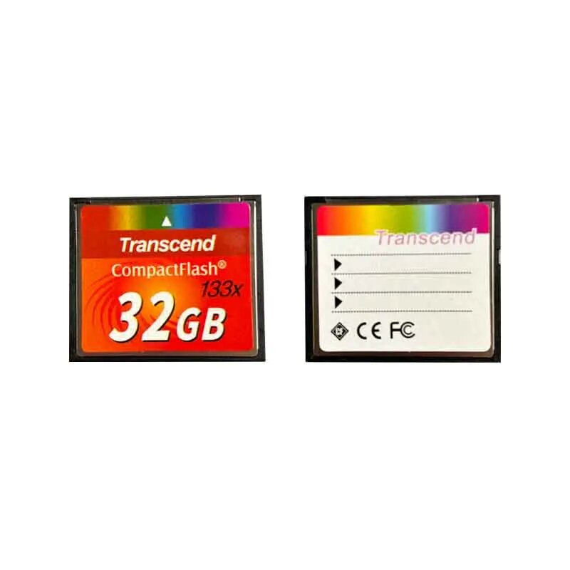 Оригинальная высокоскоростная компактная флэш-карта Transcend CF Card 32 ГБ 133X SLC, подходит для камеры DSLR, высокоскоростная карта, станок с ЧПУ