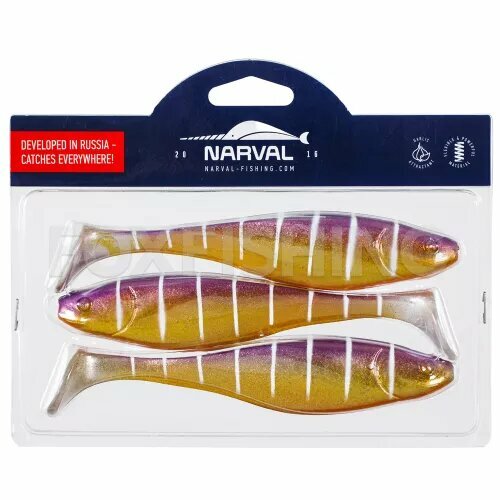 Силиконовая приманка Narval Commander Shad 18см #031 3шт.