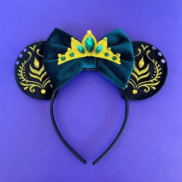 Аксессуары для волос Disney Tinker Bell для девочки: крылья, повязка на голову феи, детская повязка на голову с цветочными лозами и ушками, женская повязка на голову Silver Mist для малышей.