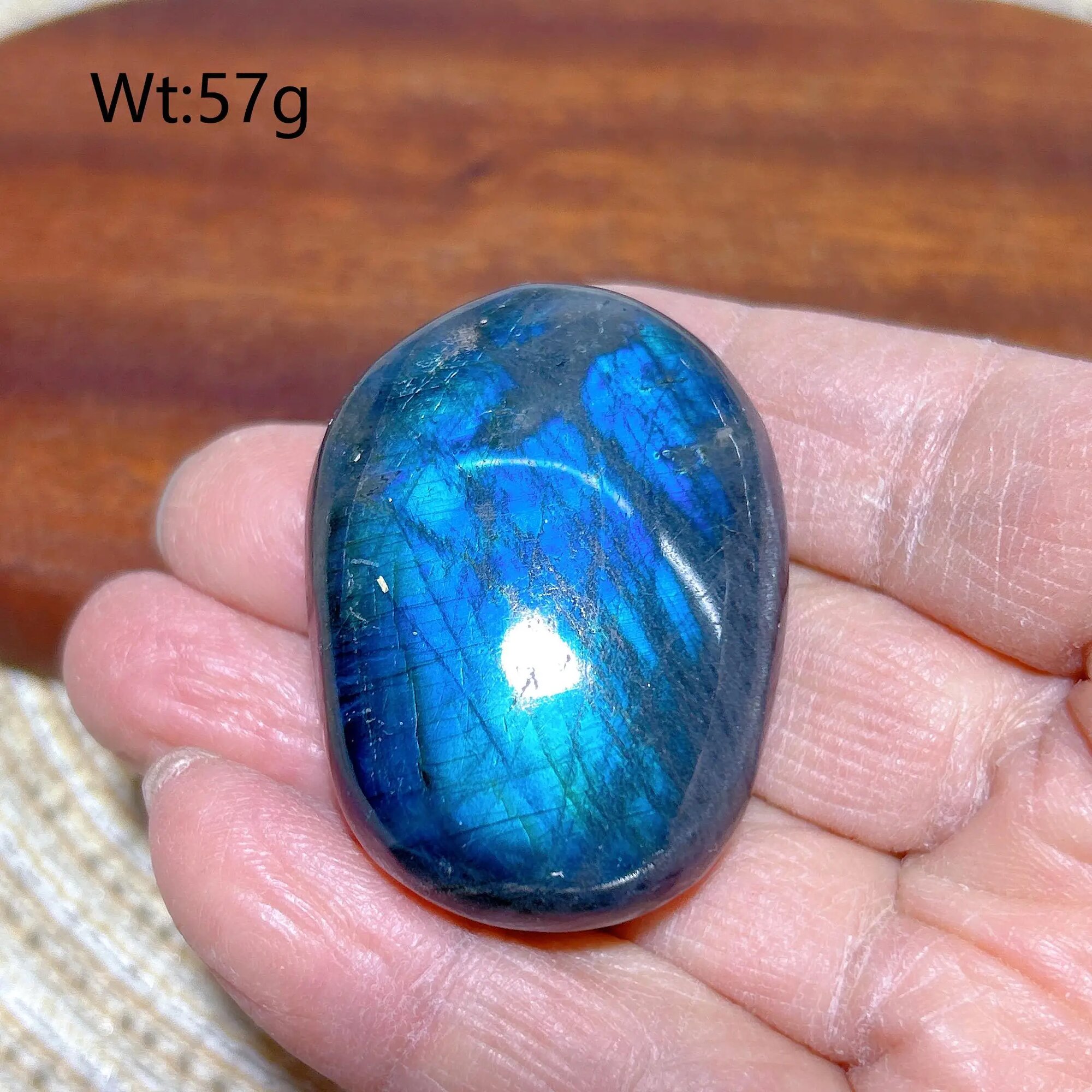 Синий лабрадорит, камень для дома 20