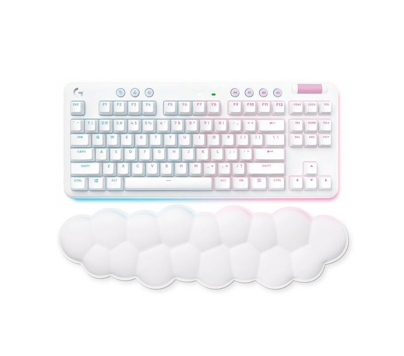 Клавиатура Logitech G715 TKL Lightspeed RGB беспроводная белый (920-010691)