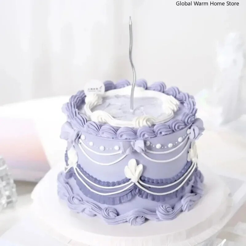 Имитация торта для декора Сиреневый, 10Style-6 inches