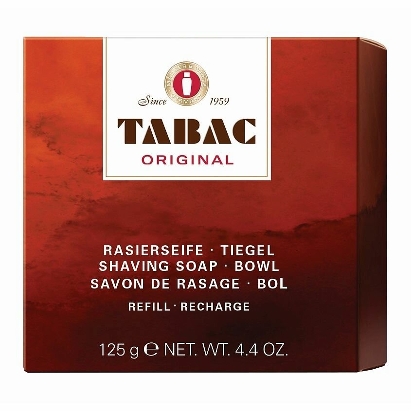 TABAC Мыло для бритья сменный блок Shaving Soap Bowl Refill, 125 г