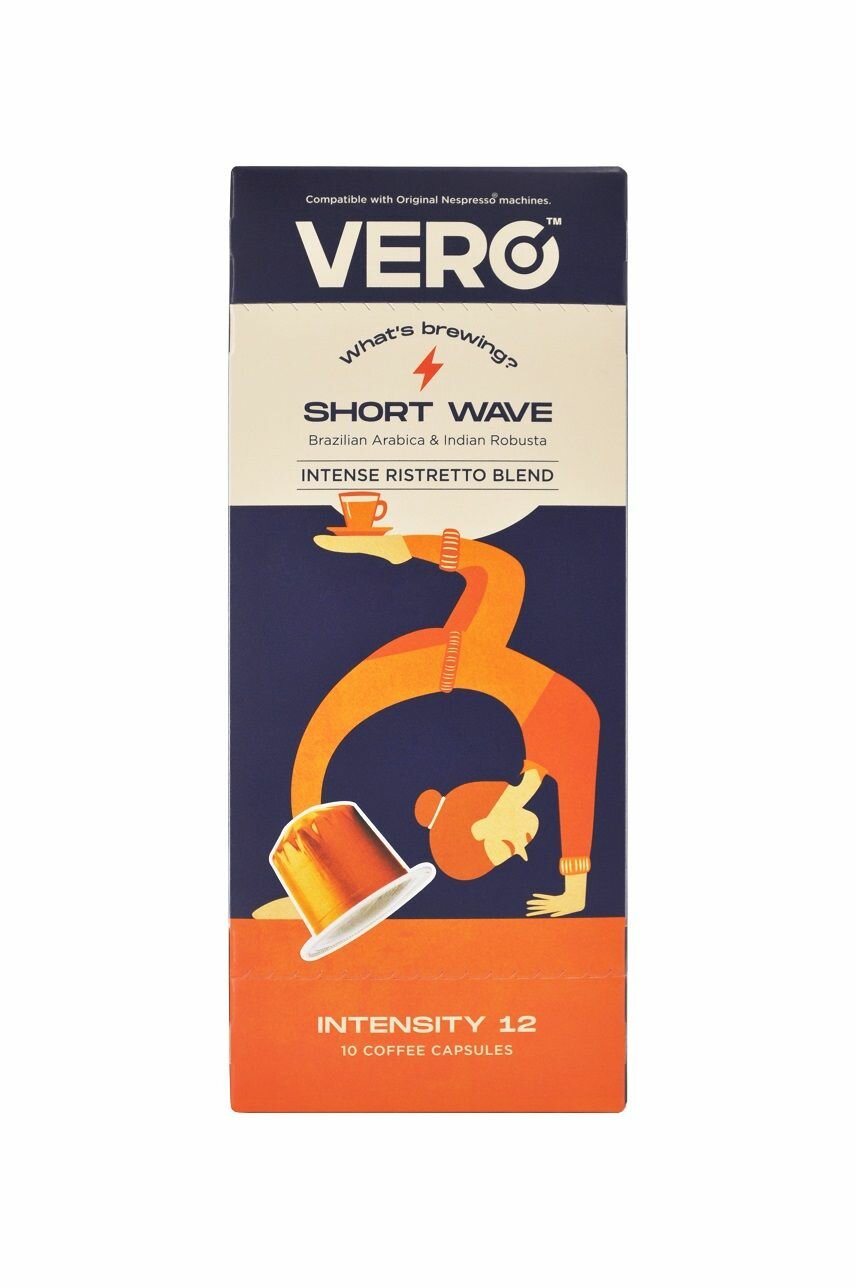 Кофе VERO-Short Wave (SELECT RESERVE) молотый в капсулах - 10капсул 56г