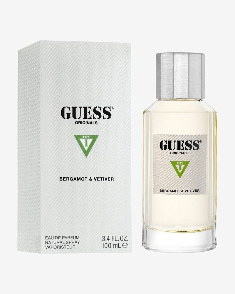 Парфюмерная вода GUESS Originals Type 1 "Bergamot & Vetiver", женская, 100мл